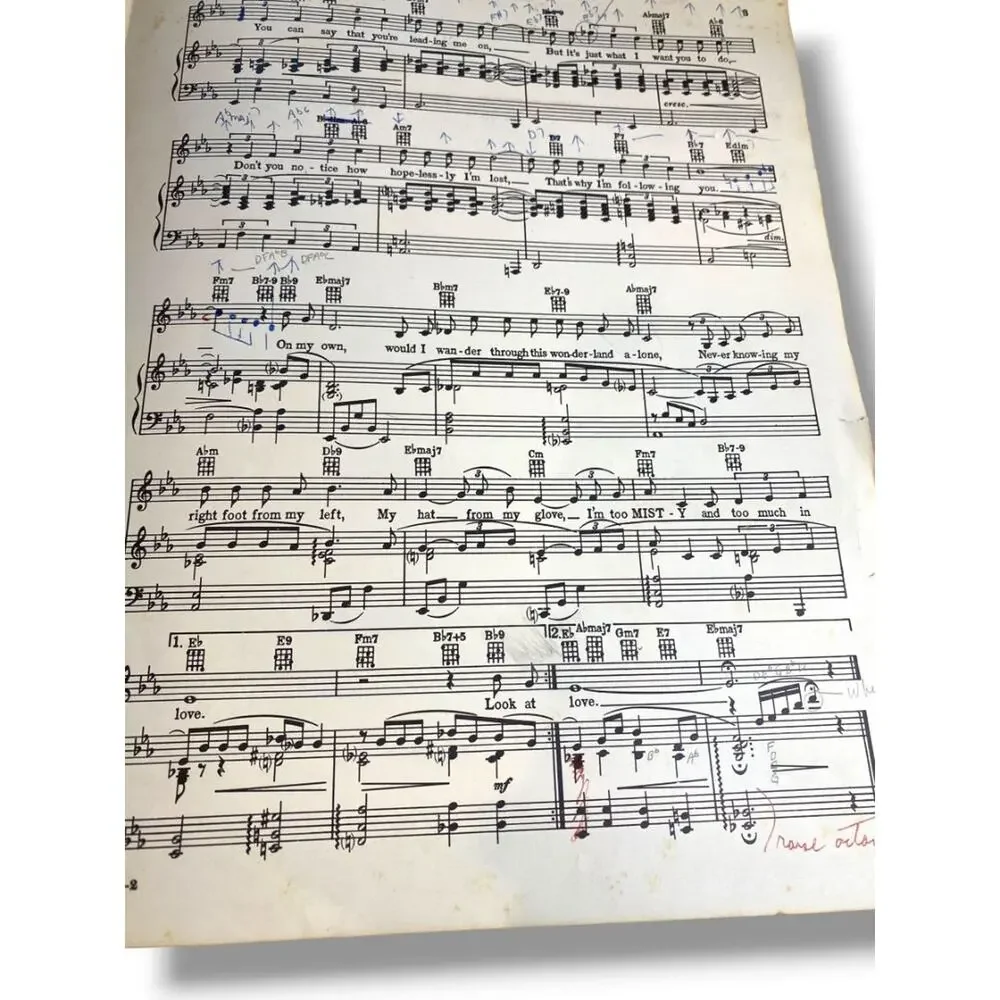 Vernon Music Corporation | Accents | 955 Misty Vocal Edition Sheet ...